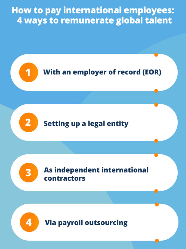 How To Pay International Employees: 4 Ways To Remunerate Global Talent ...